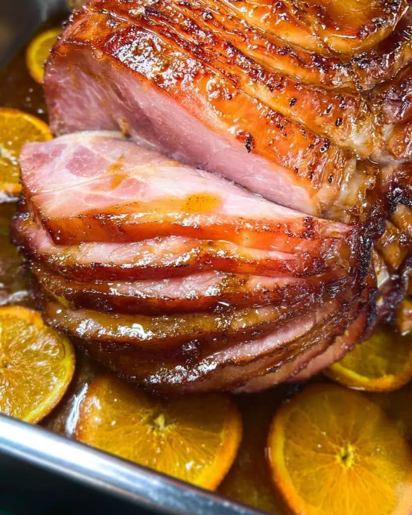 Honey Glazed Spiral Ham with Orange and Spice Recipe - MJRECIPE